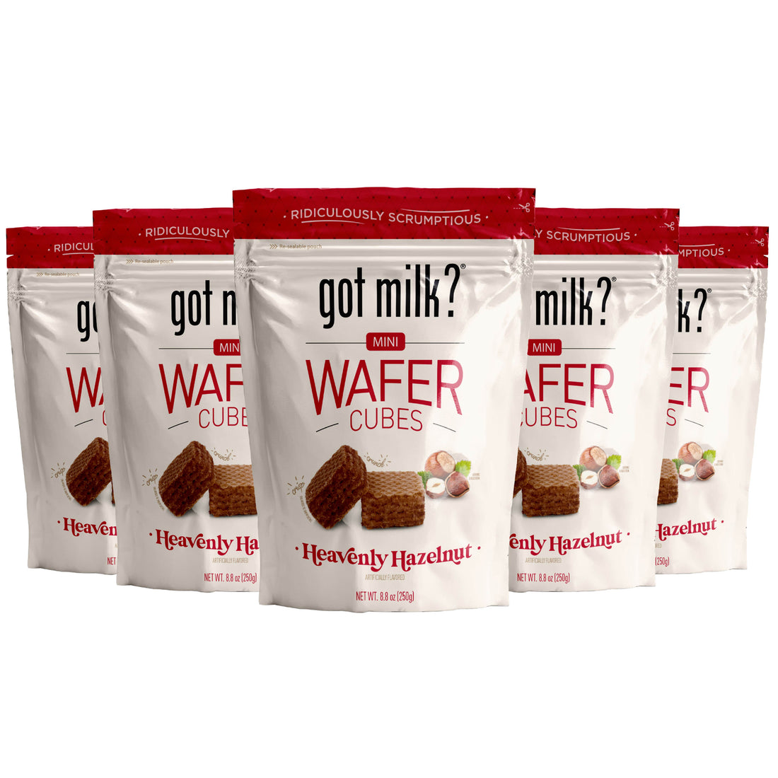 Hazelnut Wafer Cubes (12 Pack) – gotmilksnacks
