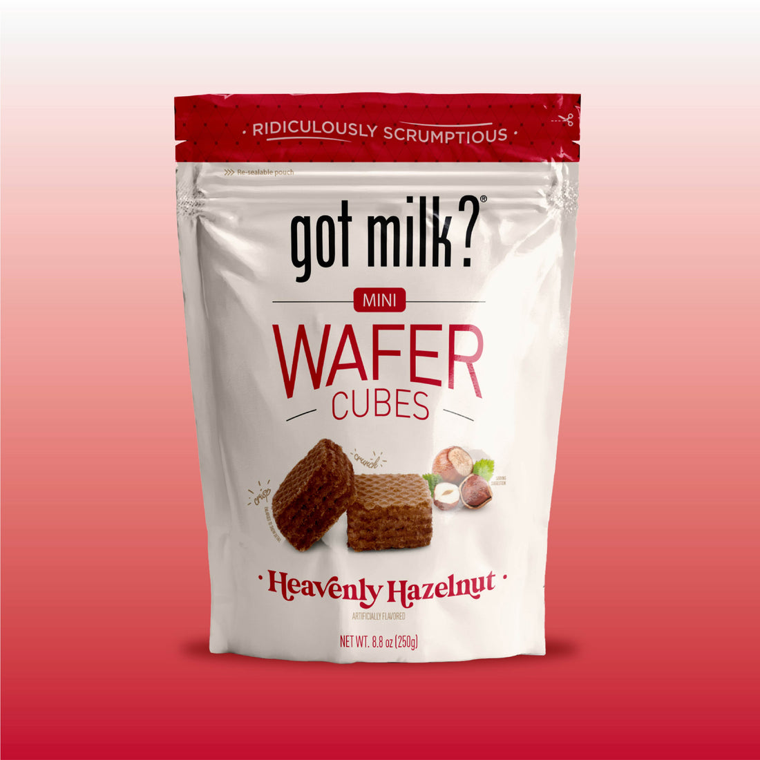 Hazelnut Wafer Cubes (12 Pack) – gotmilksnacks