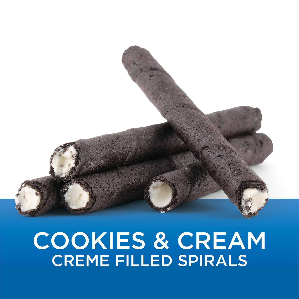 Cookies & Cream Wafer Spirals | gotmilksnacks